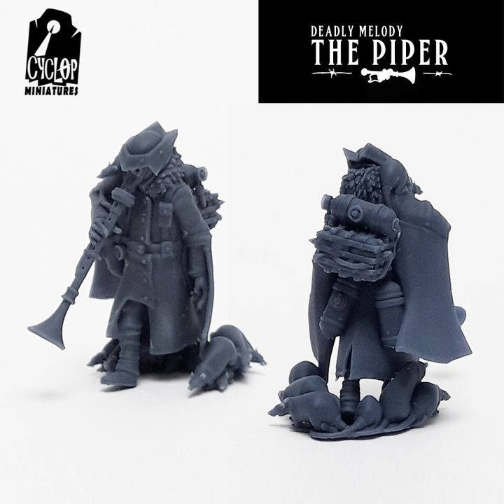 3D Printable THE PIPER (Pre-Supported) by Cyclop Miniatures
