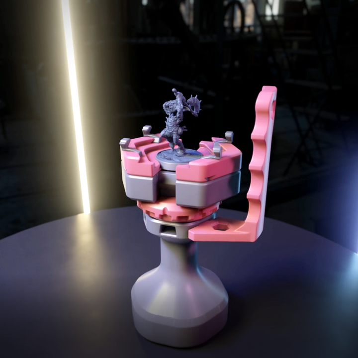 3D Printable MINIATURE PAINTING HANDLE SET ARTSETPRO1 (MHS FAMILY KIT ...