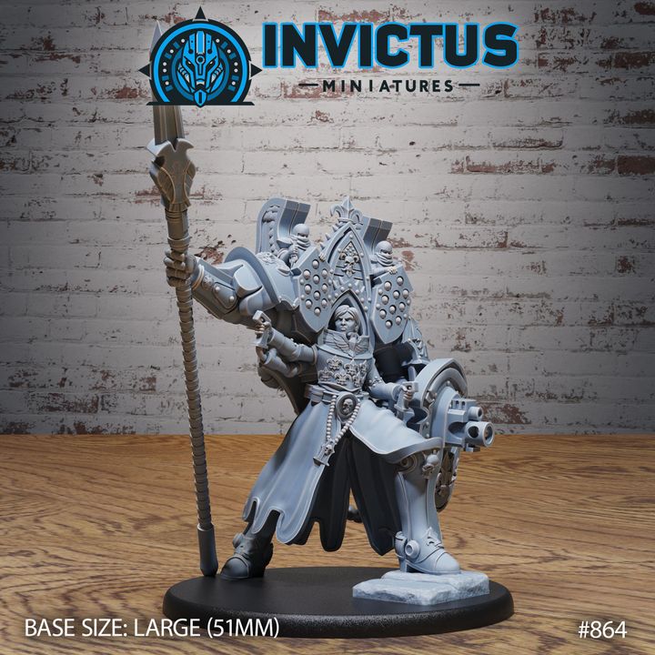 3D Printable Lady Inquisitor / Holy Space Warrior / Galactic Soldier ...