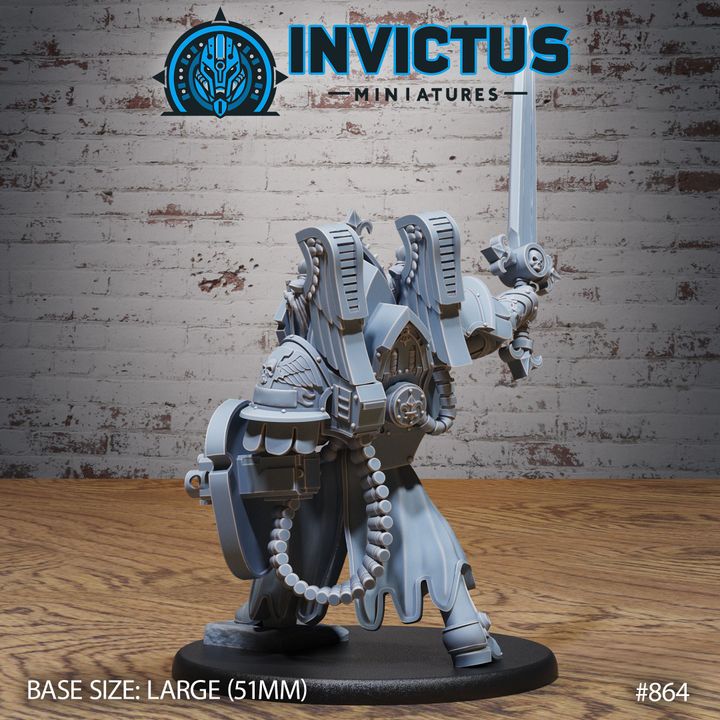 3D Printable Lady Inquisitor / Holy Space Warrior / Galactic Soldier ...