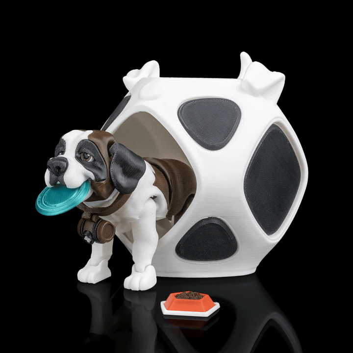 3D Printable Bernie, the St. Bernard by Stlflix