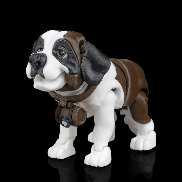 3D Printable Bernie, the St. Bernard by Stlflix