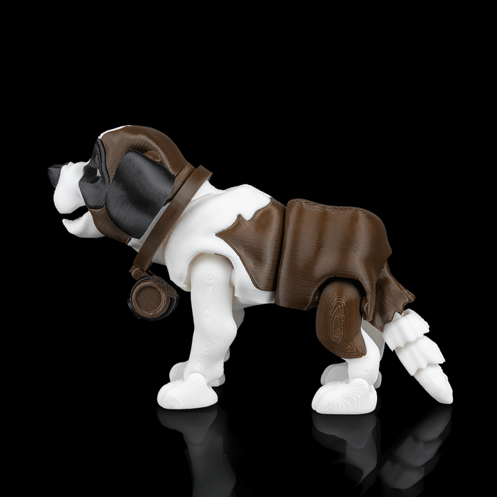 3D Printable Bernie, the St. Bernard by Stlflix
