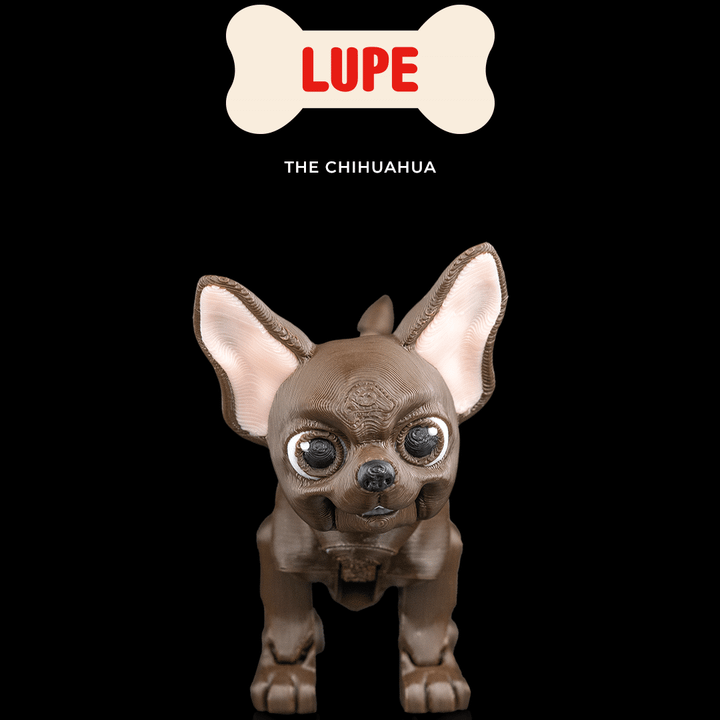 3D Printable Lupe, the Chihuahua by Stlflix