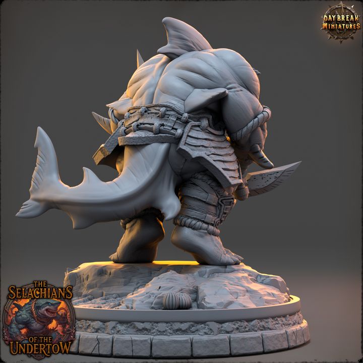 3D Printable Ruun-Tal Driftbane - The Selachians of the Undertow by ...