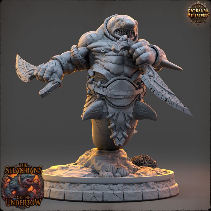 3D Printable Thal Korrun — Blade of the Undertow - The Selachians of ...