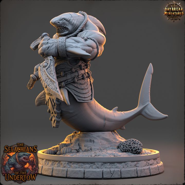 3D Printable Thal Korrun — Blade of the Undertow - The Selachians of ...