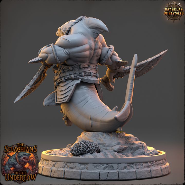 3D Printable Thal Korrun — Blade of the Undertow - The Selachians of ...