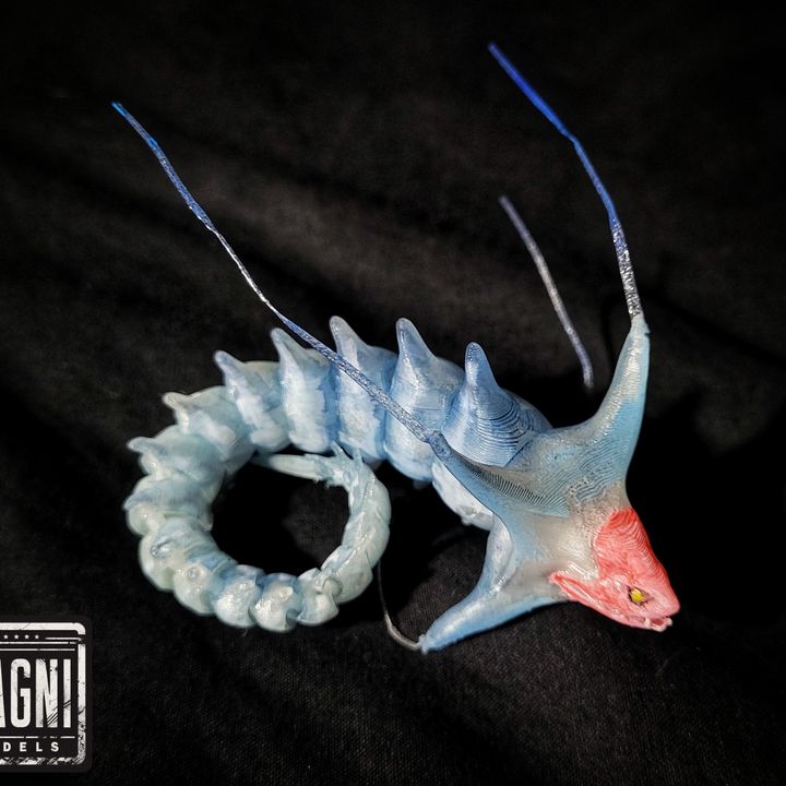 3D Printable Articulated River Prowler by MagniModels