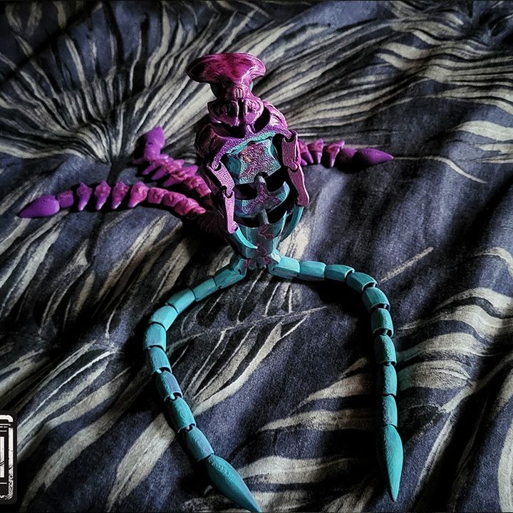 3D Printable Articulated Warper by MagniModels