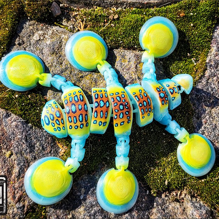 3D Printable Articulated Hoverfish by MagniModels