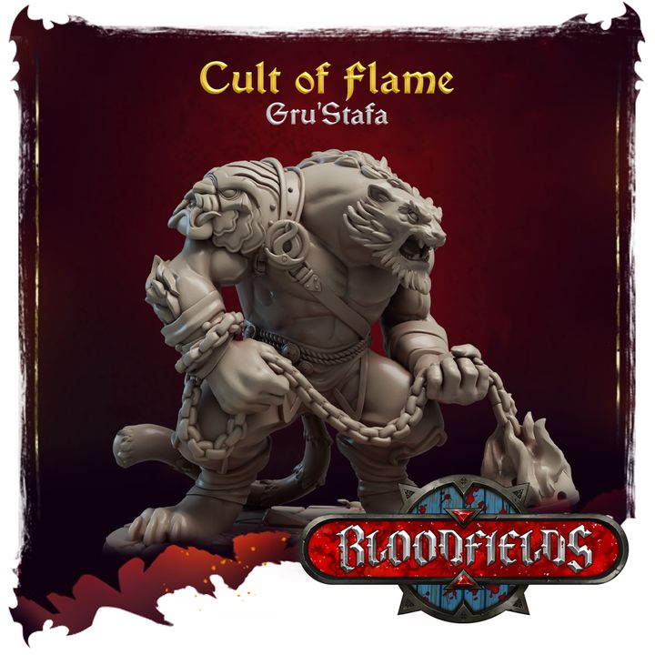 3D Printable Cult of Flame - Gru'Stafa - Additional Miniatures by Titan ...