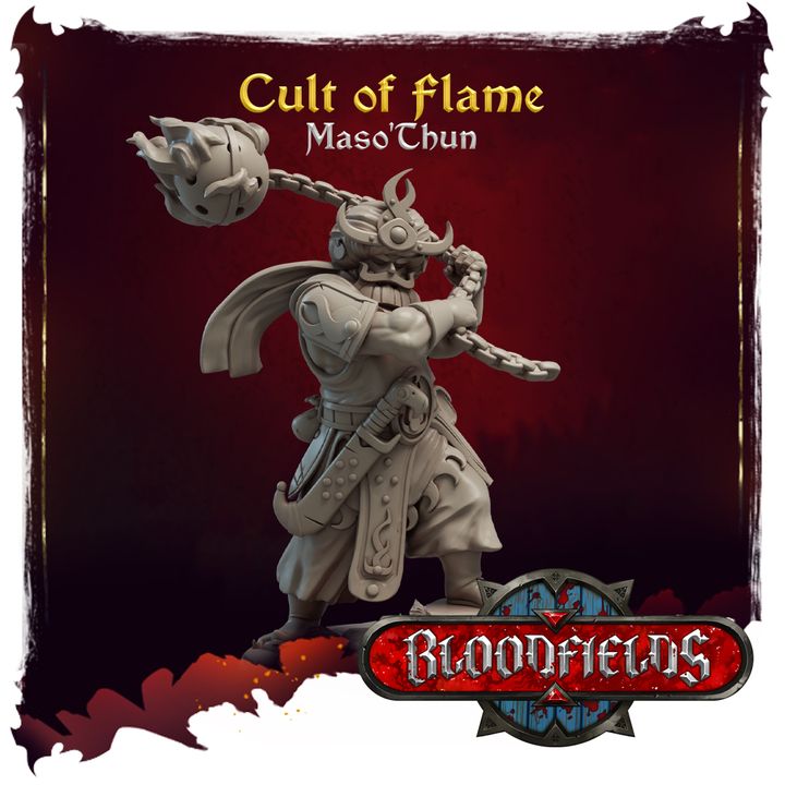 3D Printable Cult of Flame - Maso'Thun - Additional Miniatures by Titan ...