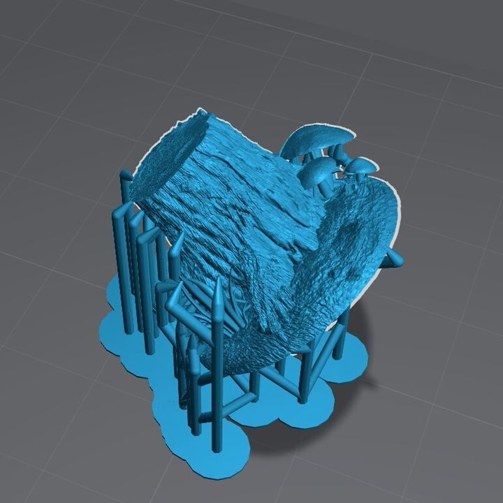 3D Printable Chopped Tree Terrain – Miniature (Pre-Supported STL) by MONA