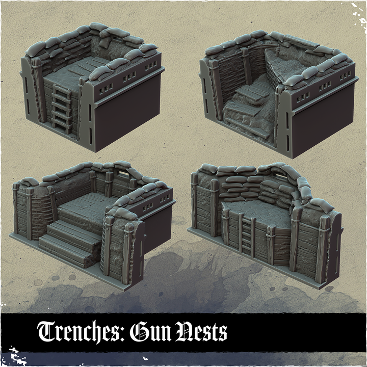 3D Printable Gun Nests by Multiverse