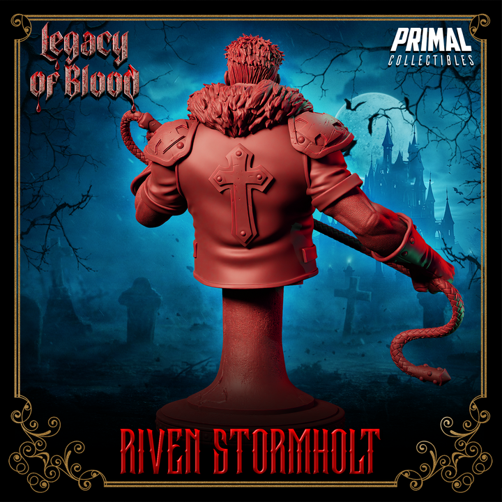 3D Printable Knight - Riven Stormholt - Bust - June 2025 - Legacy of ...