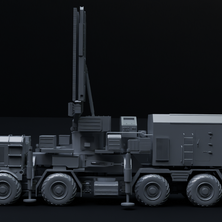 3D Printable 96L6 Acquisition Radar for S400 by The Military Industrial ...