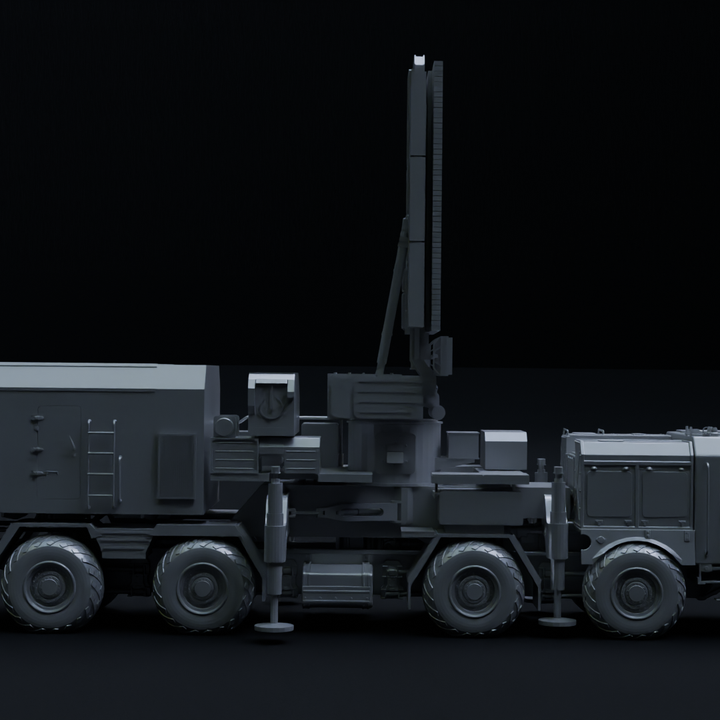 3D Printable 96L6 Acquisition Radar for S400 by The Military Industrial ...