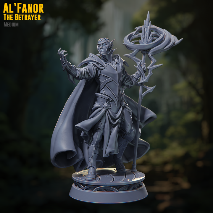 3D Printable Al'Fanor, the Betrayer by Claymore Miniatures