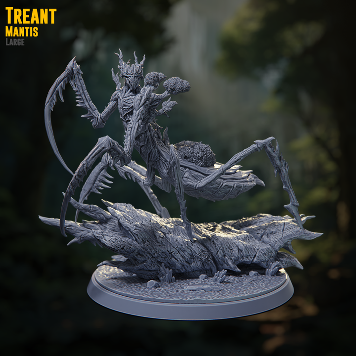 3D Printable Treant Mantis by Claymore Miniatures