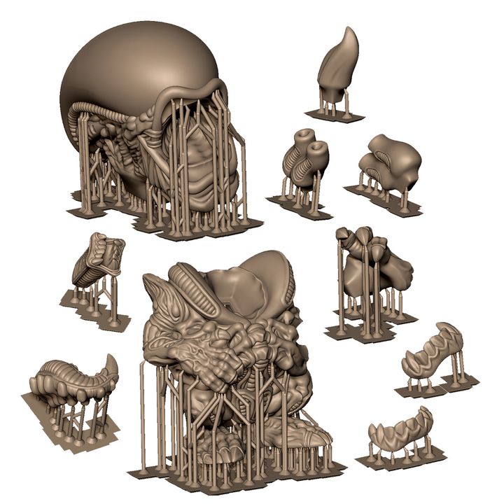 3D Printable Chibi alien monster by Willy Kao