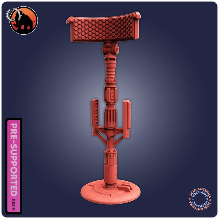 3D Printable SciFi Antenna by Plastic Age