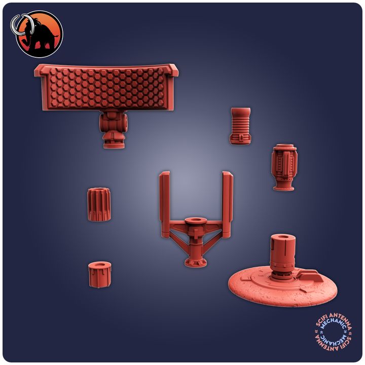 3D Printable SciFi Antenna by Plastic Age