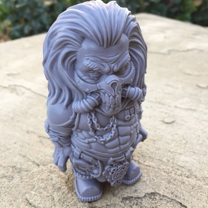 3D Printable Waste land crazy boss by Willy Kao