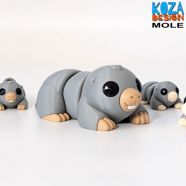 3D Printable MOLE by Koza Design