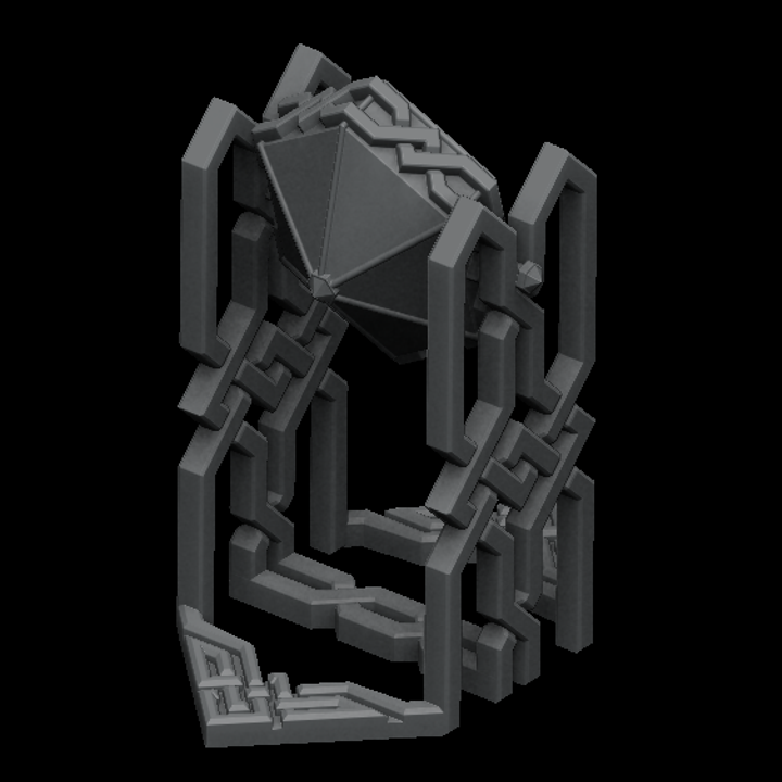 3D Printable Dwarven Mirror by Microforge Minis