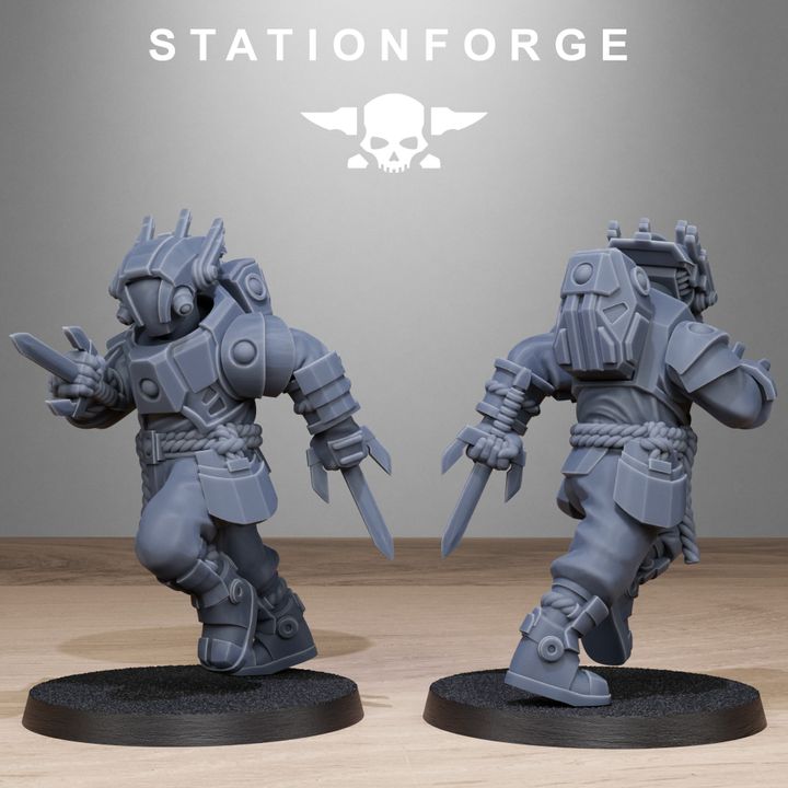 3D Printable Tarion Melee Infantry by Station Forge