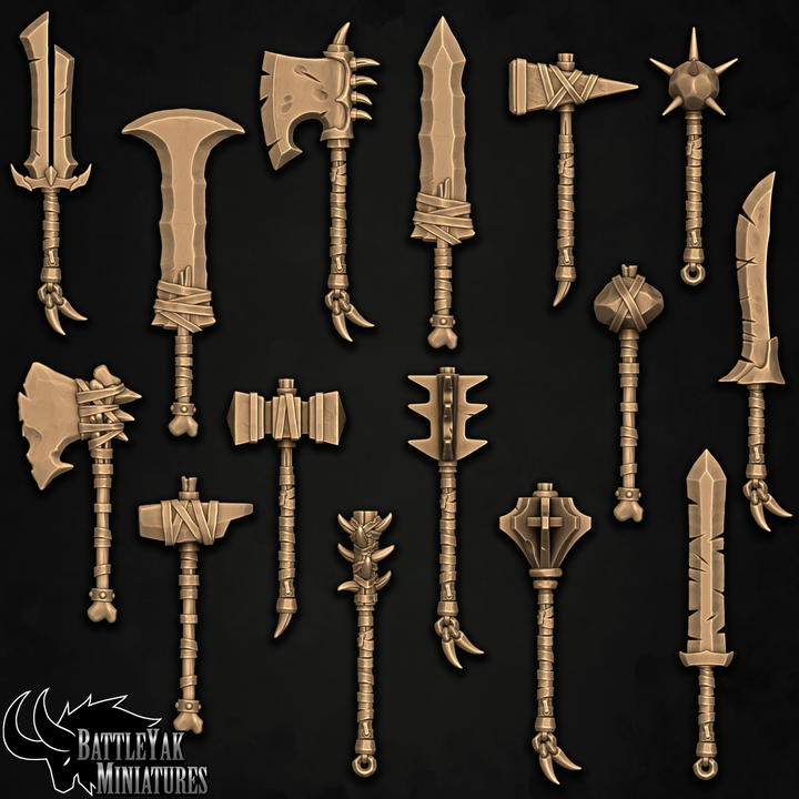 3D Printable Rakari Prideclaw Pack by Battle Yak Miniatures