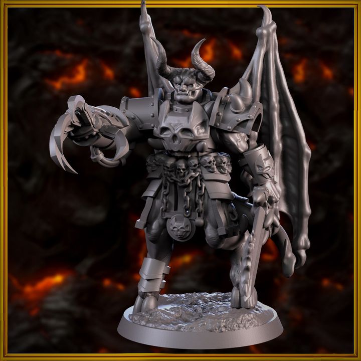 3D Printable Demon Lord by Sergeant Hammer