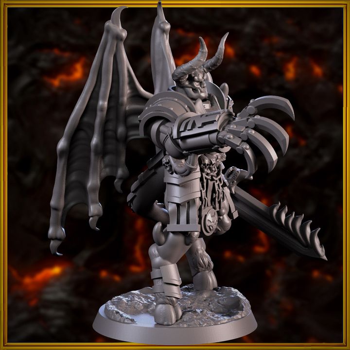 3D Printable Demon Lord by Sergeant Hammer