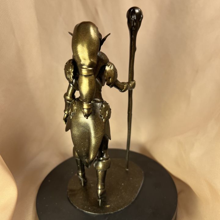 3D Printable Arcane Elf Mage by Stanley