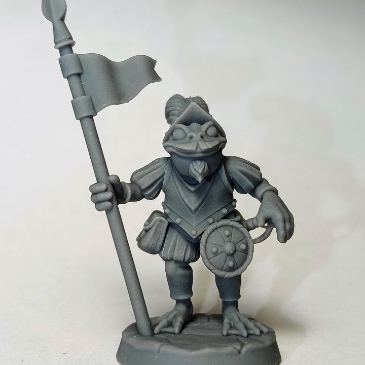 3D Printable Pounce De Leon Frog Conquistador by Squid Inked Minis
