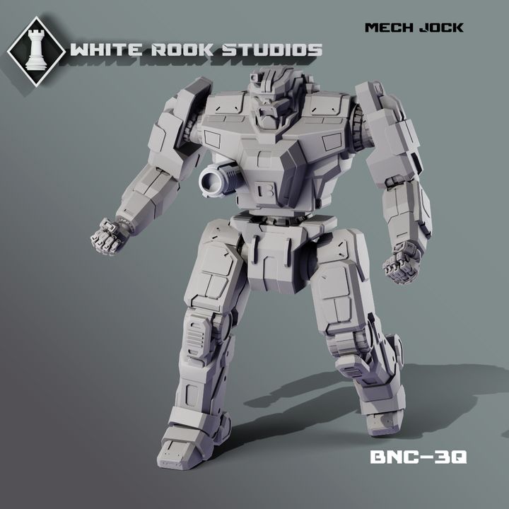 3D Printable BNC - Benshie - Mech Jock by White Rook Studios