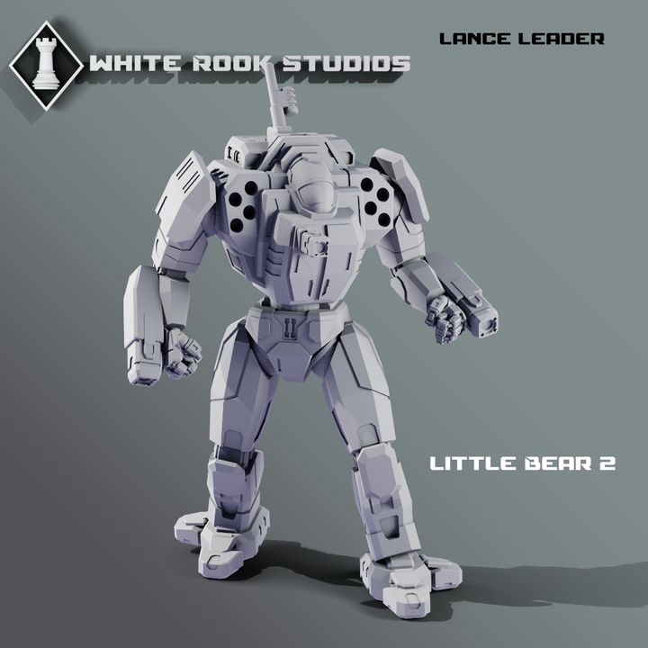 3D Printable American Mecha - Ursa Minor - Lance Leader by White Rook ...