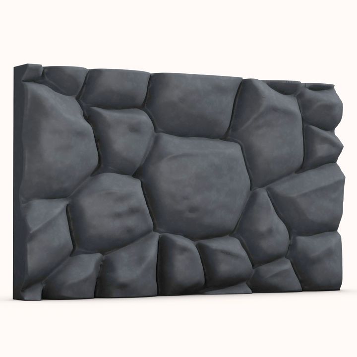 3D Printable Stone Wall 117 by 1xMerch