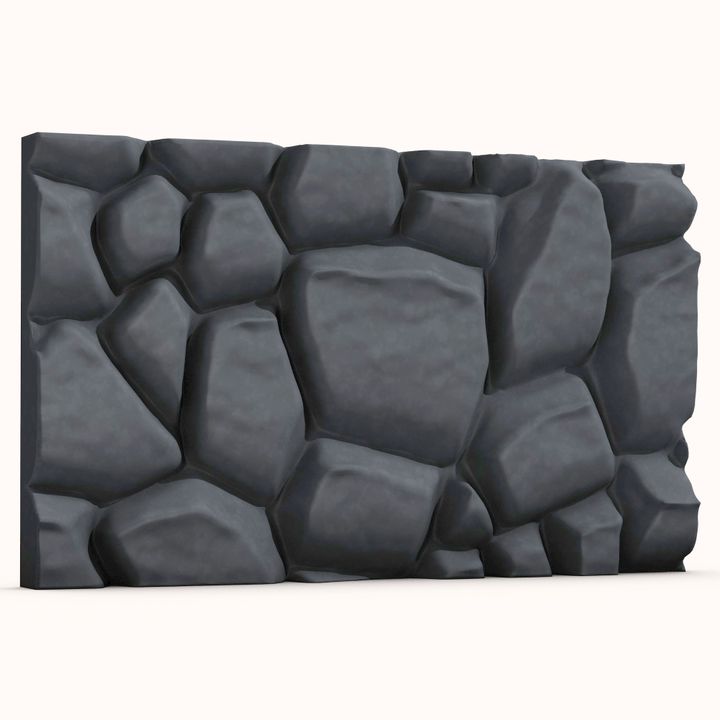 3D Printable Stone Wall 120 by 1xMerch