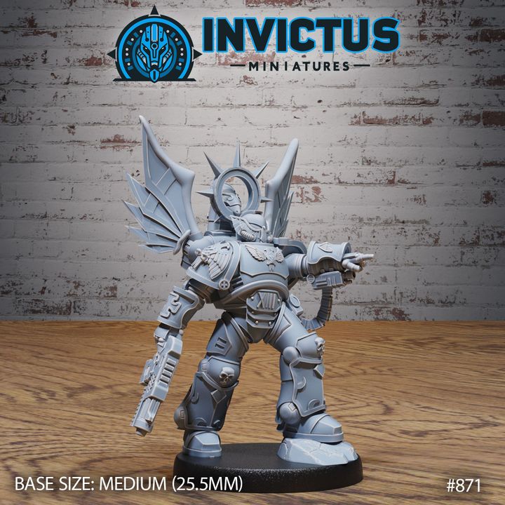 3D Printable Veteran Inquisitor Command / Holy Space Warrior / Galactic ...