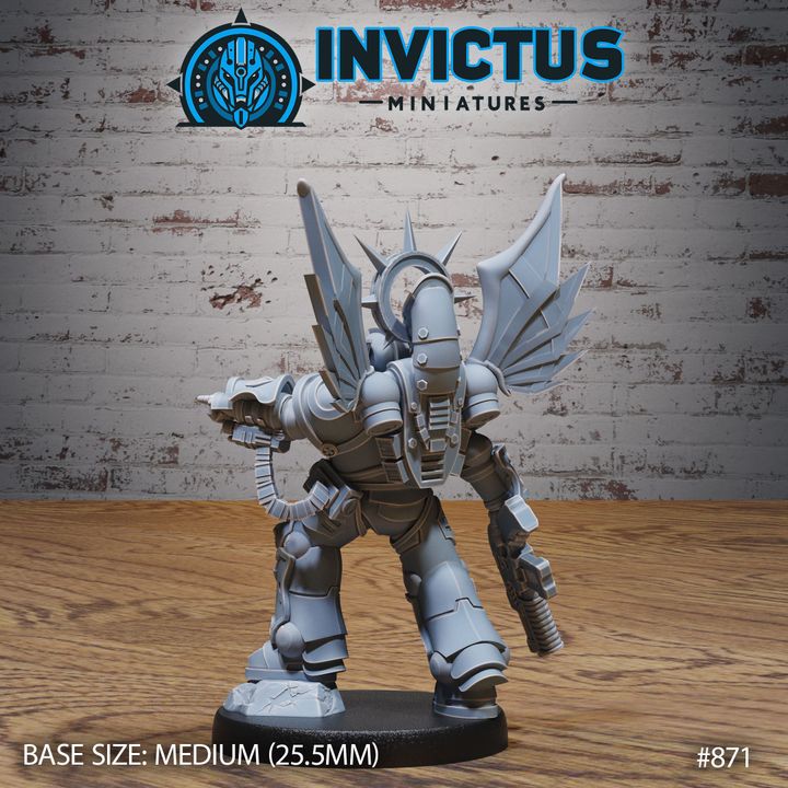 3D Printable Veteran Inquisitor Command / Holy Space Warrior / Galactic ...