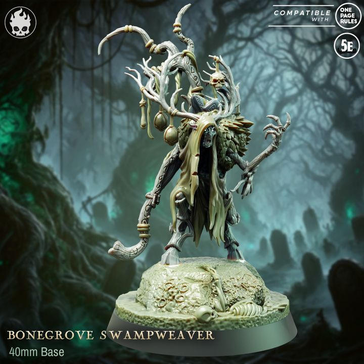 3D Printable Bonegrove Cult - Presupported by Fleshcraft Studio