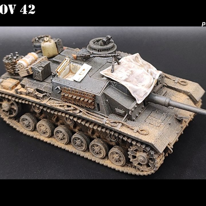 3D Printable Stug III G after nov-1942 by Counlane Models