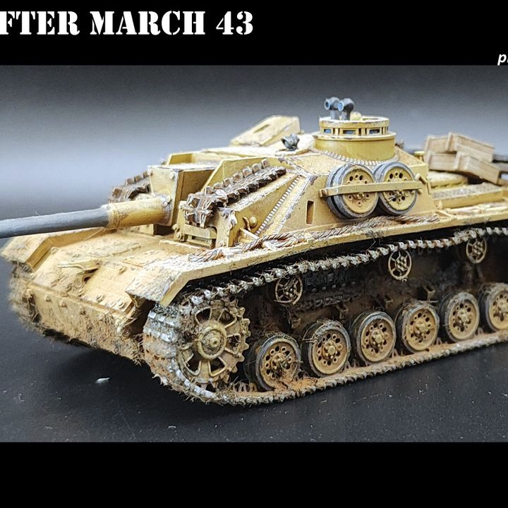 3D Printable Stug III G after march-1943 by Counlane Models