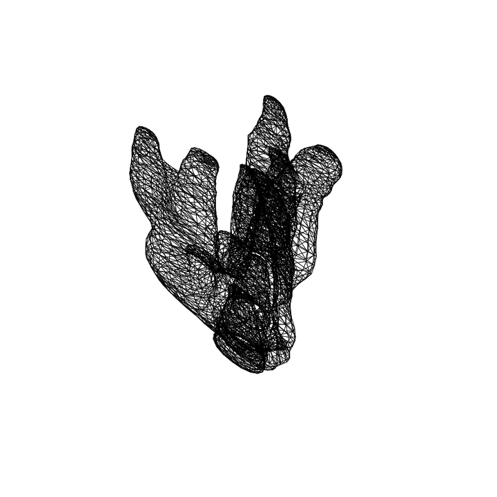 3D Printable Poison Fire Coral Mushroom 3D Model (Podostroma cornu ...