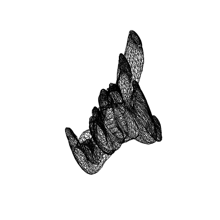 3D Printable Poison Fire Coral Mushroom 3D Model (Podostroma cornu ...