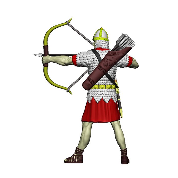 3D Printable Roman Archer 1 by ARTMARKEVYCH