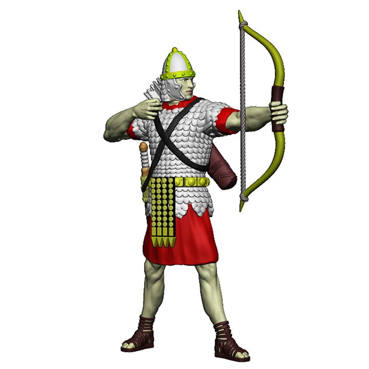 3D Printable Roman Archer 1 the arrow is shot by ARTMARKEVYCH