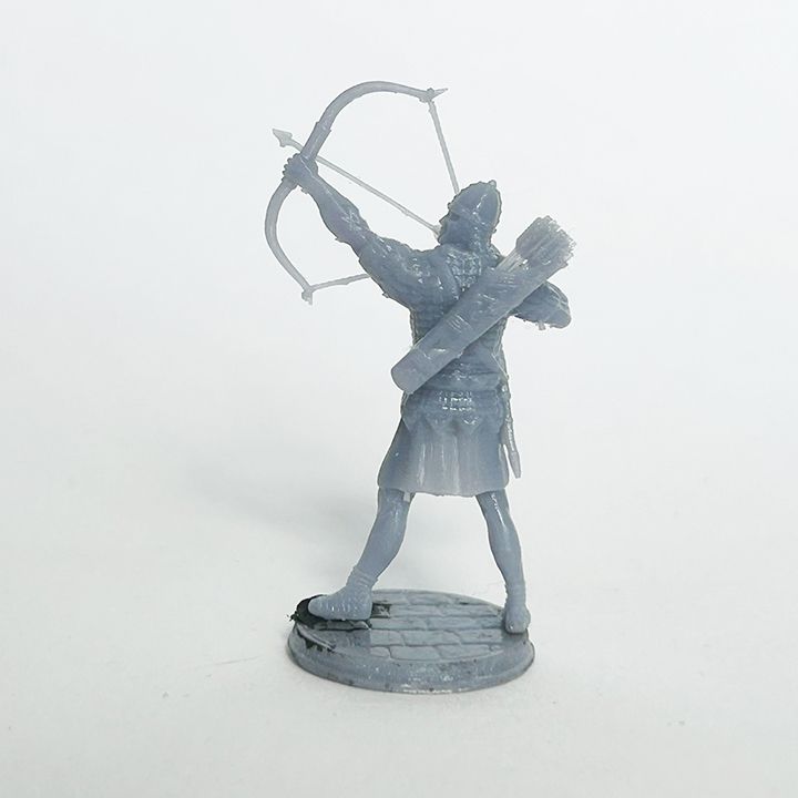 3D Printable Roman Archer 2 Bow up by ARTMARKEVYCH